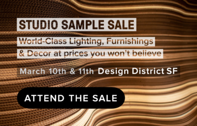 Sample Sale: 3/10 & 3/11 – Archetype Lighting